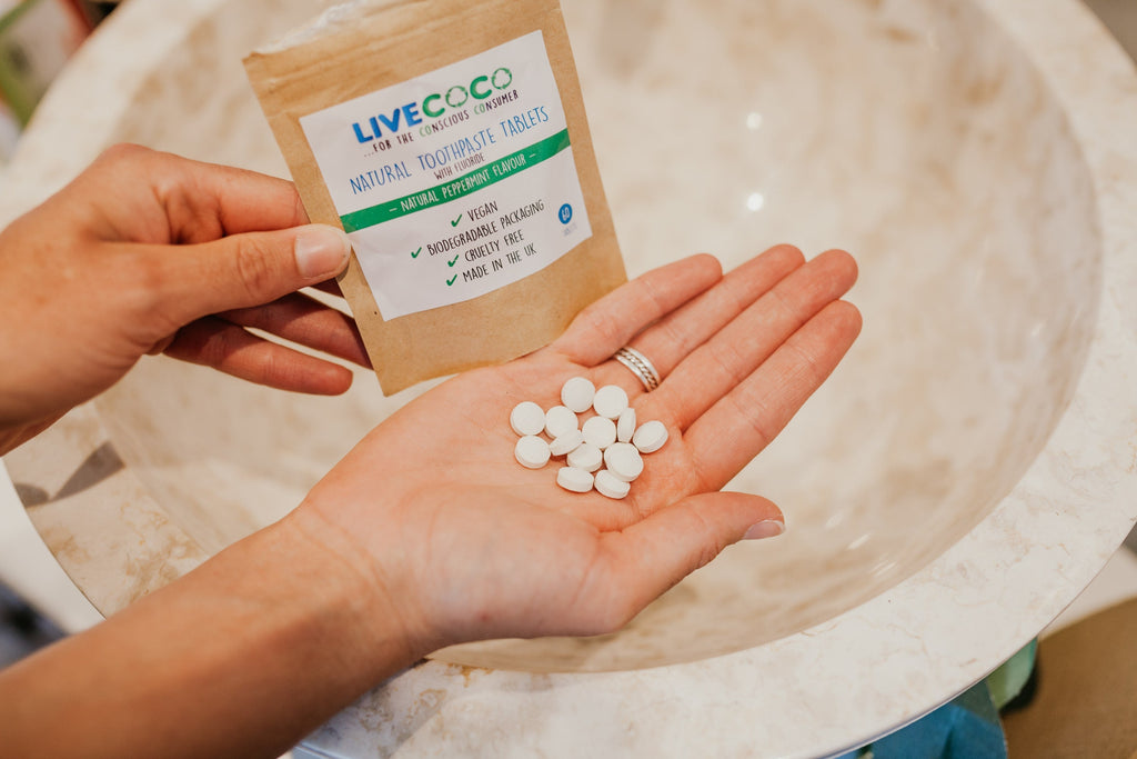 Zero Waste Toothpaste Tablets - Fresh Peppermint – The Earthy Elements